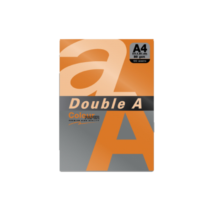 Material Zyre :: Double A Letër me ngjyrë 80gsm A4 1/100 Saffron